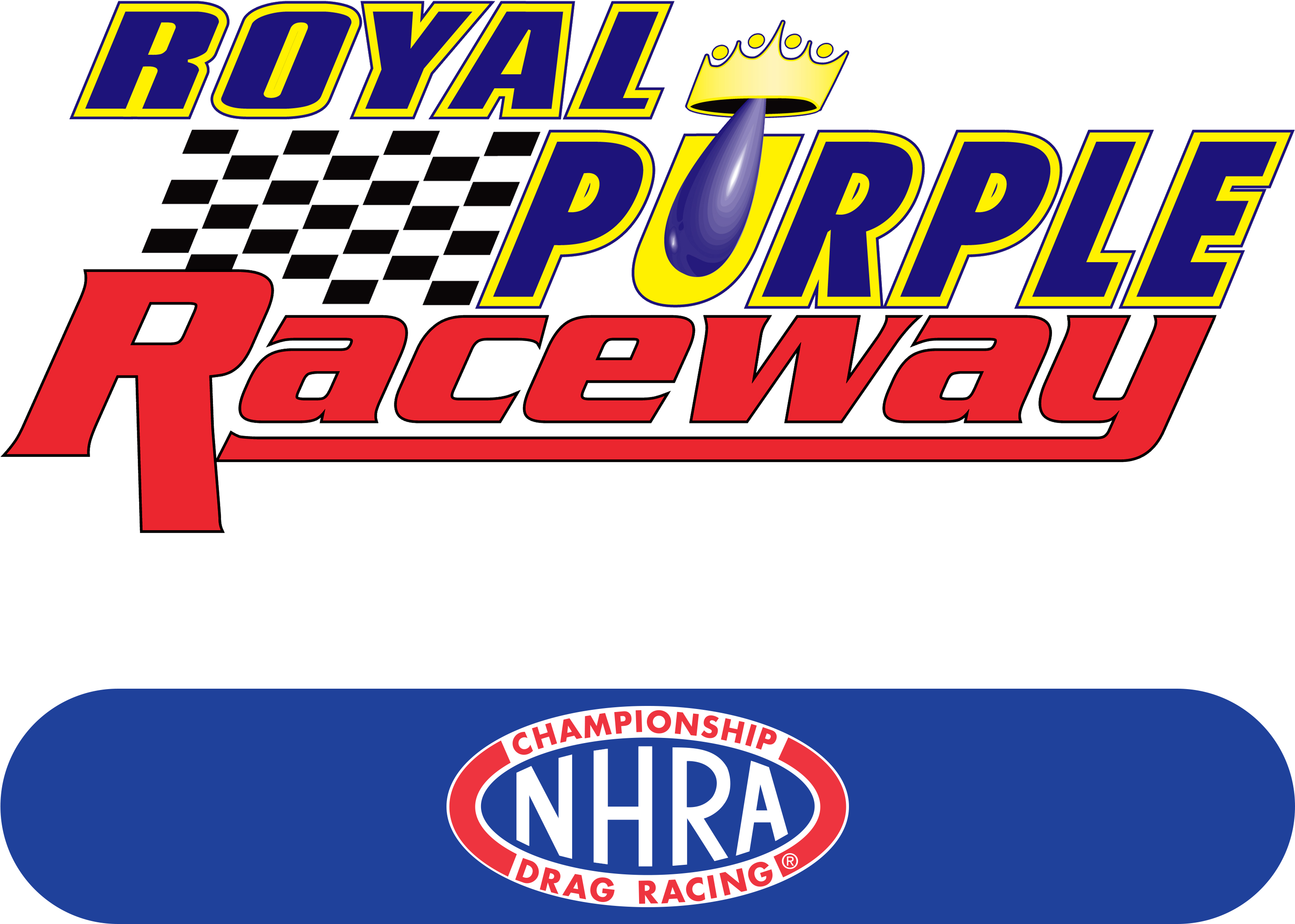 Houston Nhra - Royal Purple Raceway Logo (3000x2500), Png Download
