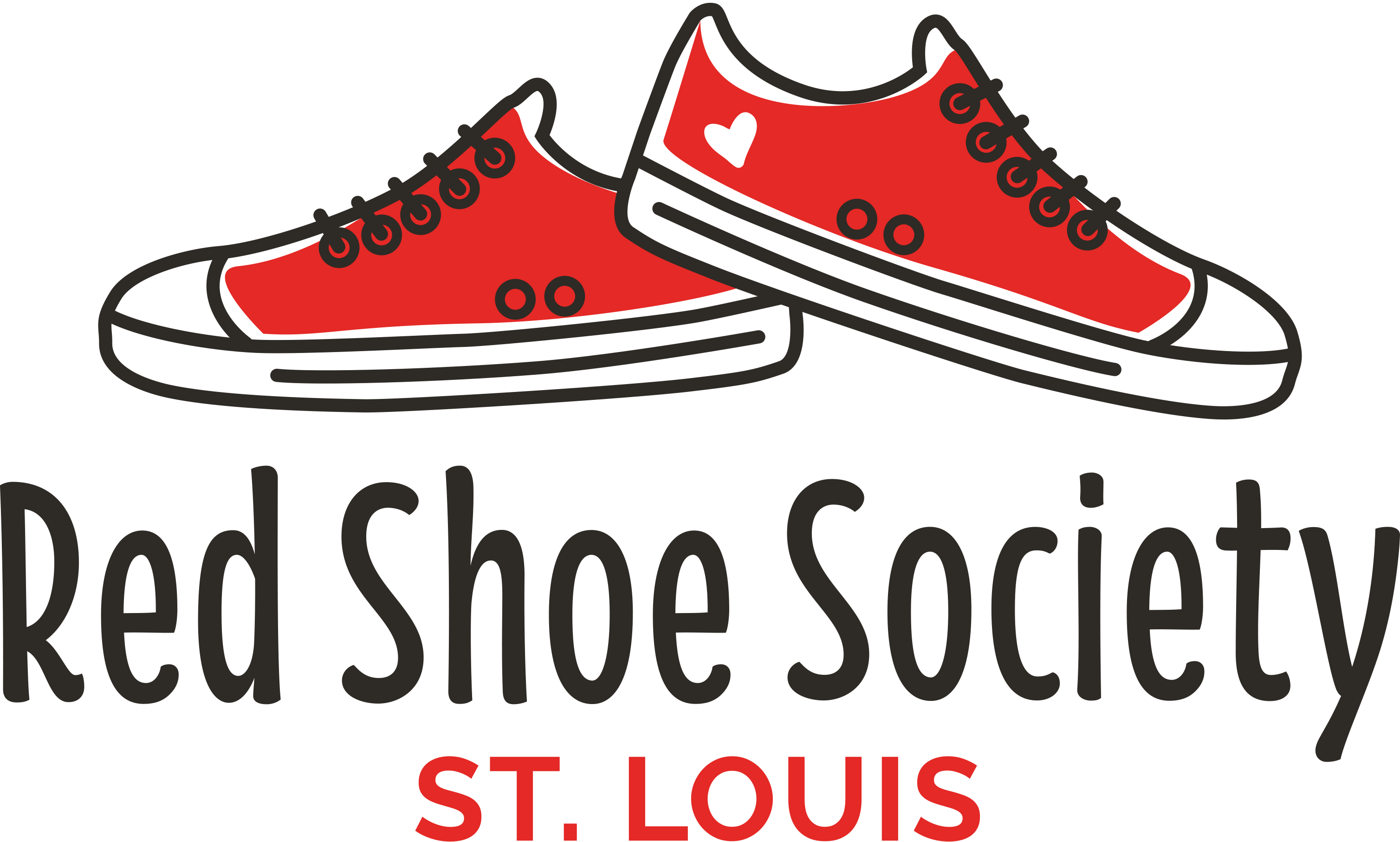 Red Shoe Society Logo (3016x1813), Png Download