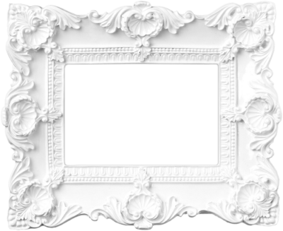 Download Ornate White Picture Frame Png | Transparent PNG Download ...