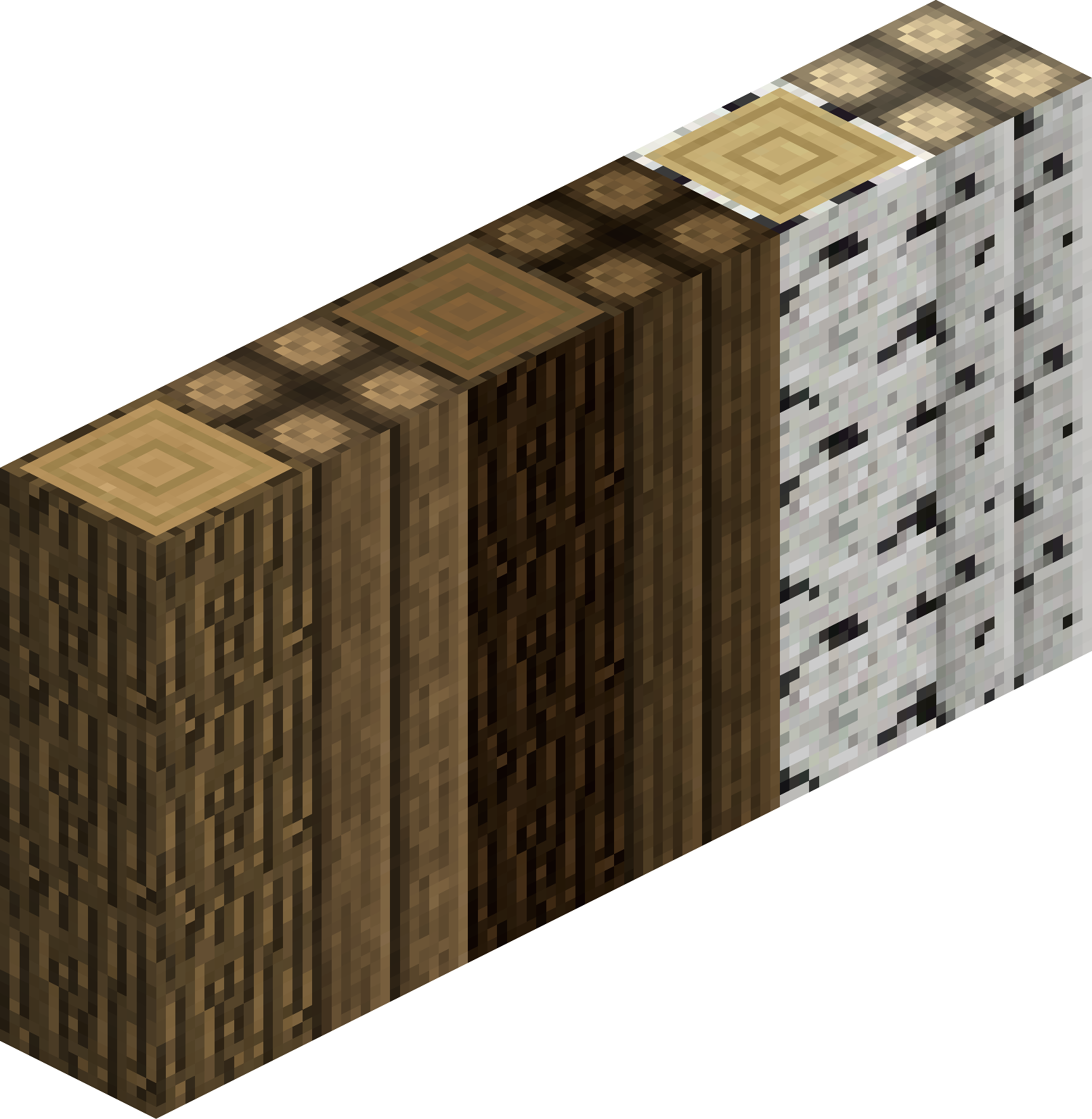 Beam - Minecraft Oak Log (1725x1768), Png Download