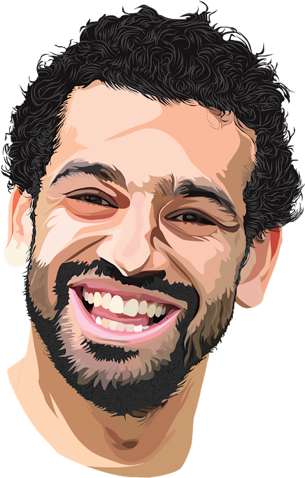 Download Mohamed Salah Vector Art | Transparent PNG Download | SeekPNG