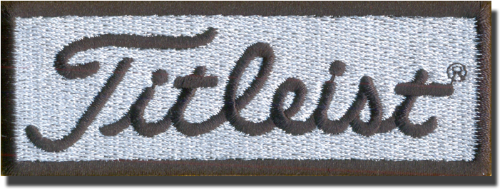 Titleist Logo Embroidered Iron On Patches, Emblanka - Titleist Golf ...