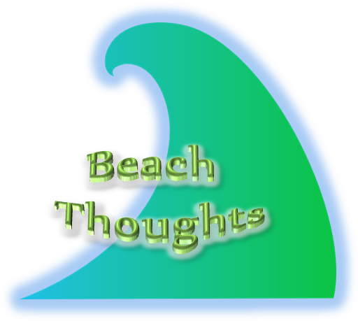 Beach Thoughts - Graphic Design (531x474), Png Download