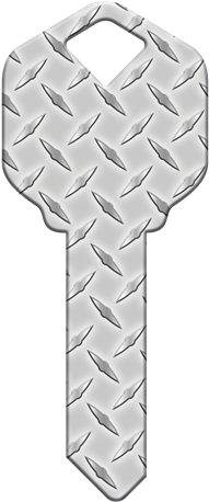 Happy Keys- Diamond Plate Key - Diamond Plate (264x500), Png Download