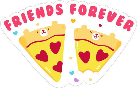 Friends Forever (490x317), Png Download