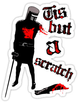 26522449 - >> - Monty Python Black Knight T Shirts (375x360), Png Download
