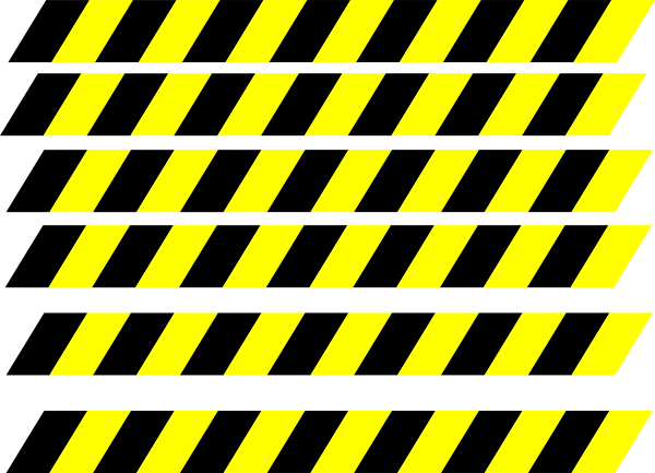 Yellow Caution Tape Png - Yellow And Black Hazard Stripes (600x433 ...