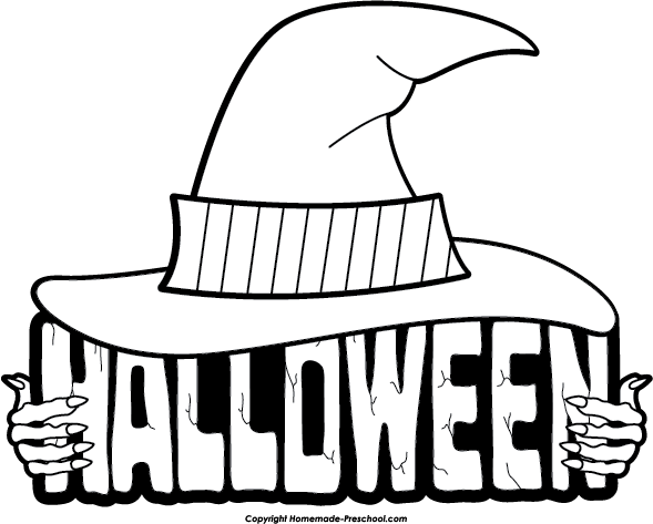 Download Animated Happy Halloween Clipart - Halloween Clip Art Black ...