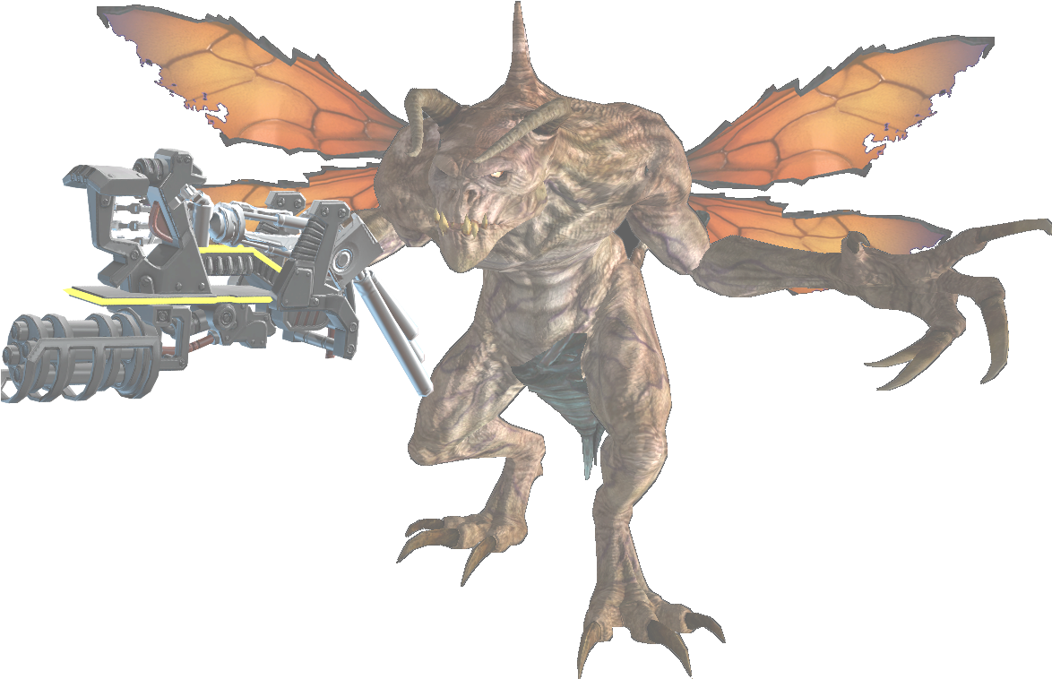 Flying Invisible Deathclaw With A Gun - Mothman In Fallout 76 (1174x771 ...