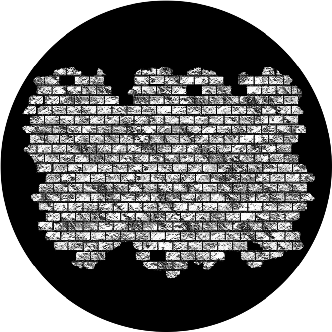 Aged Brick Wall - Apollo Aged Brick Wallglass Gobo (800x800), Png Download