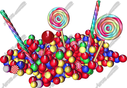 Candy Pile Graphic Stock - Candy Pile Png (432x300), Png Download