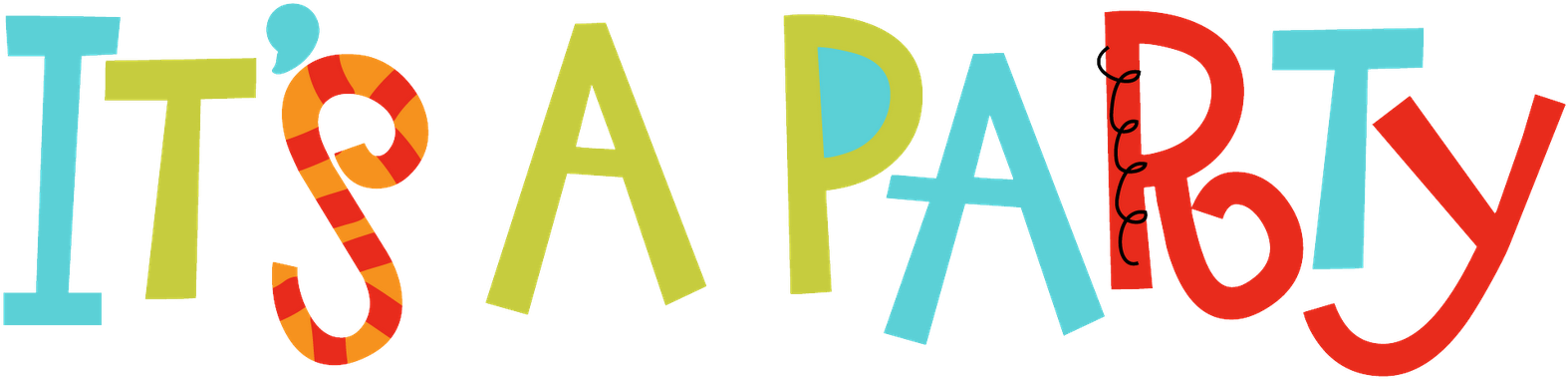 Download Text Clipart Christmas Party - Let's Celebrate Clip Art ...