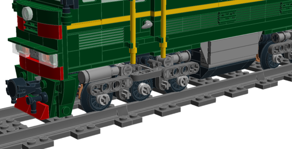 Front Trolley - Locomotive (600x307), Png Download