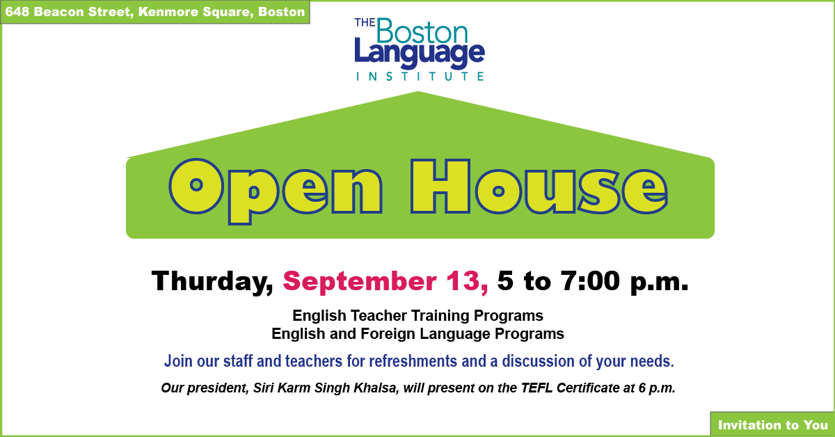 Tefl Certificate Programs English And Foreign Language - Boston ...