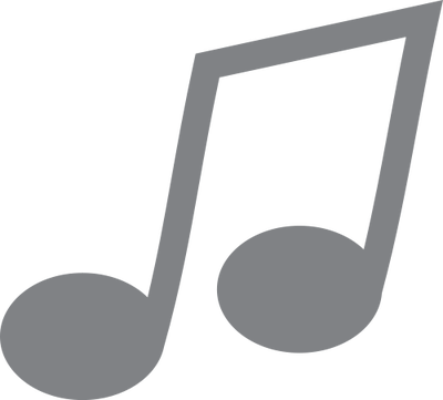 Music Notes Clipart Double - Music Eighth Note Transparent (400x361 ...