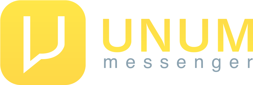 Unum Messenger - Graphic Design (1018x372), Png Download