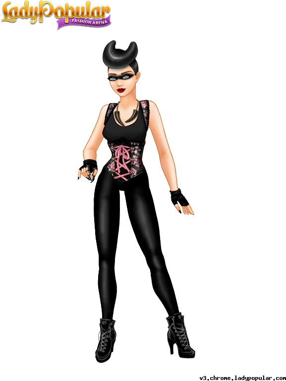 Image - Lady Popular (600x800), Png Download