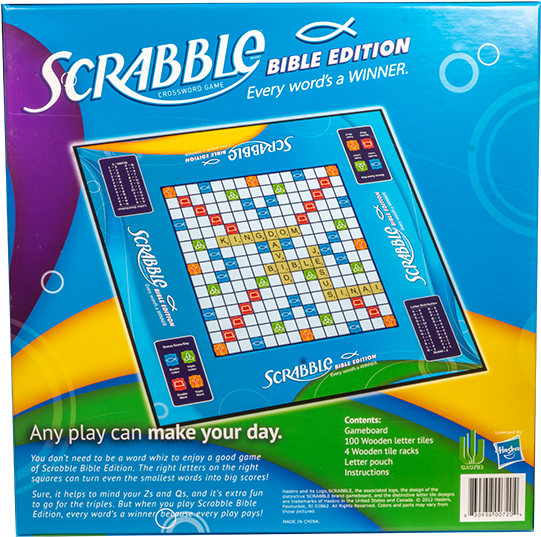 Download Scrabble Back Ptl - Hasbro Scrabble Switch-up | Transparent ...