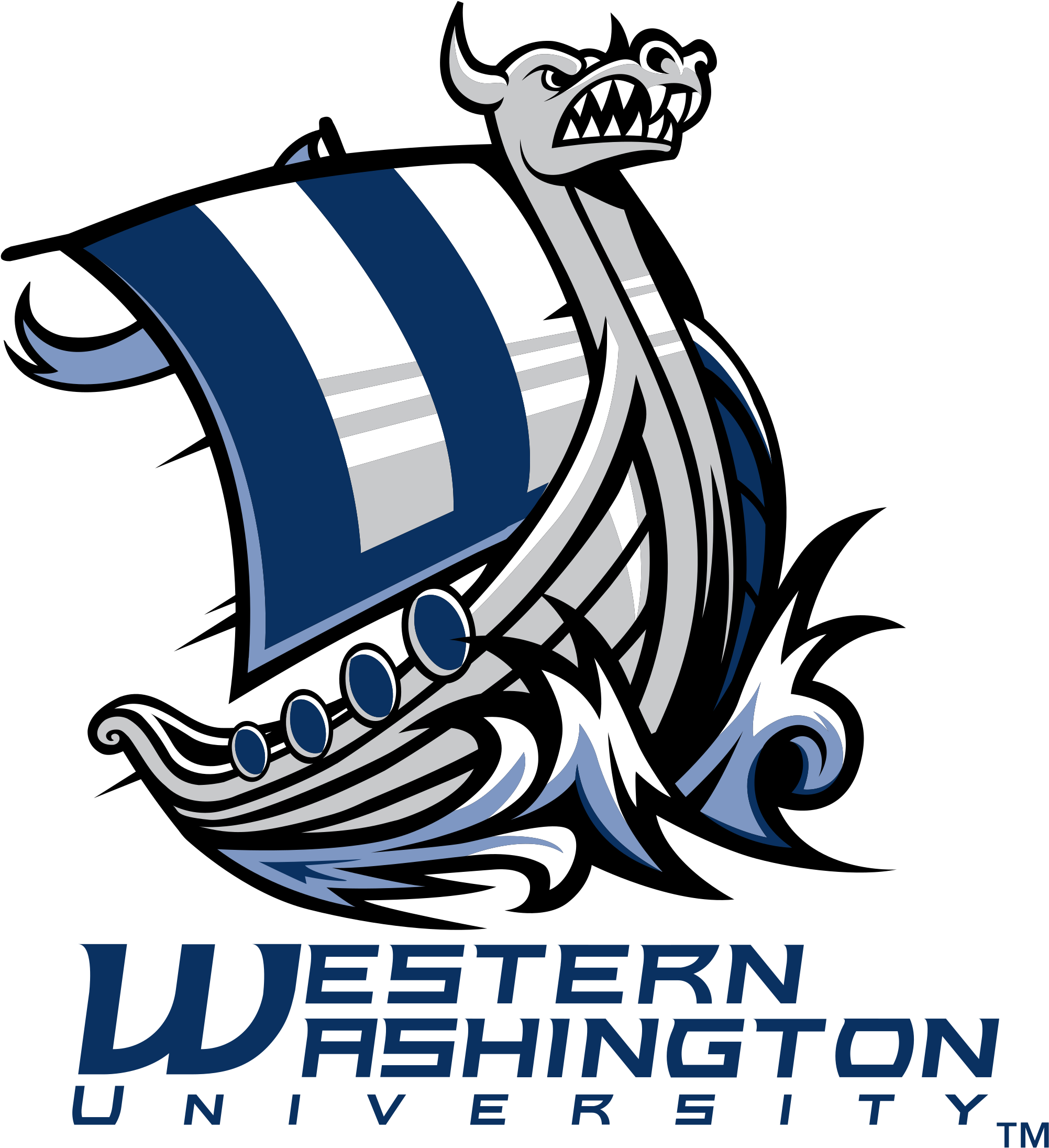 Wwu Vikings Logo Transparent Vector Freebie Supply - Western Washington ...