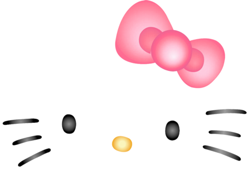 Download Bow, Face, And Hello Kitty Image - Hello Kitty Face Only ...