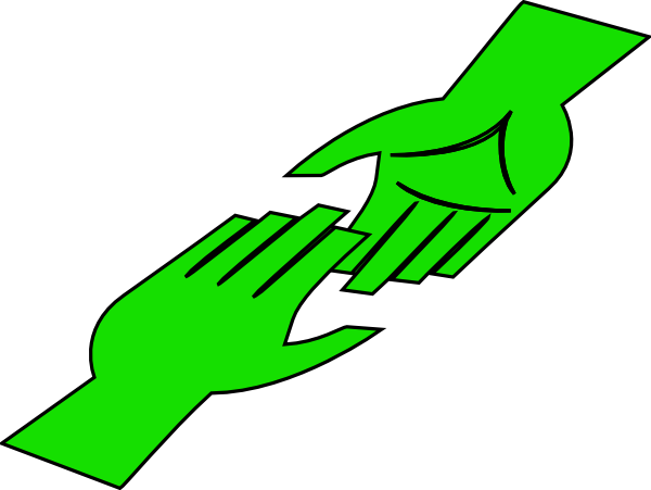 Download How To Set Use Mint Green Hands Clipart - Helping Hands ...