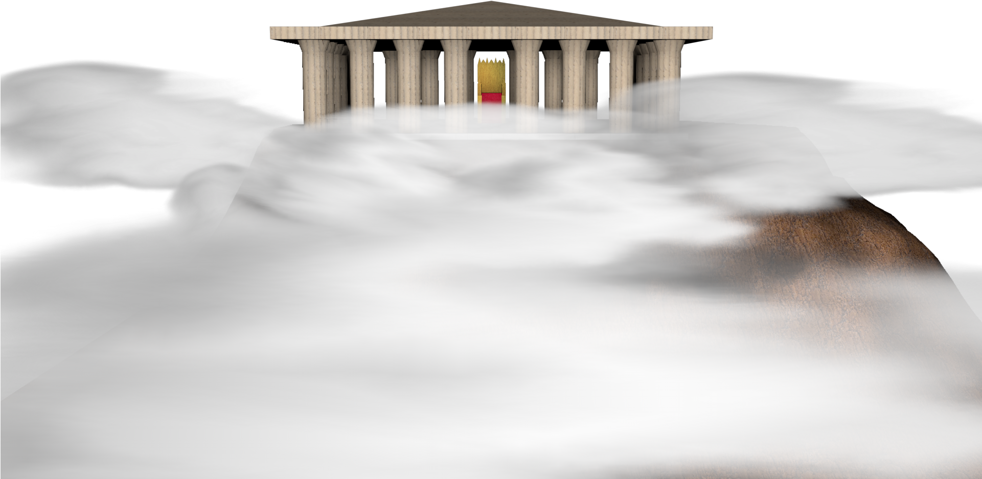 Zeus Background - Ancient Greek Temple (1920x1080), Png Download