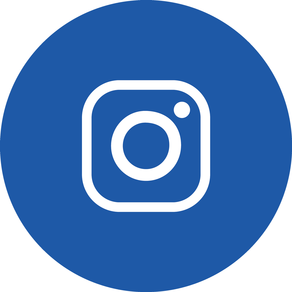 Insta Icon Circle Ltblue - Instagram Icon In White (1000x1000), Png ...
