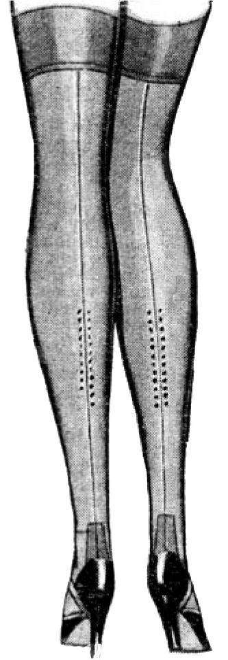 Free Vintage Digital Stamp - Legs Vintage (333x963), Png Download