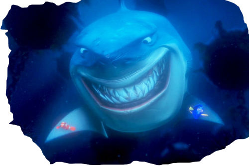 Finding Nemo Bruce Png Download - Finding Nemo (500x333), Png Download