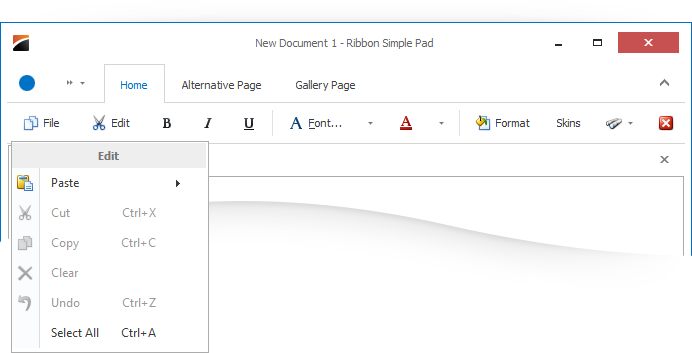 Office Ribbon For Ipad Popup Menu - Office Ribbon Ipad (692x353), Png ...