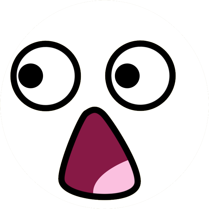 Lol Faces Meme Messages Sticker-2 - Scared Epic Face Png (714x714), Png ...