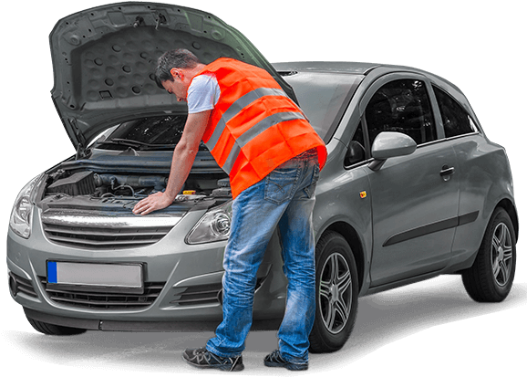 Car Being Repaired - Png For Car Repair (587x412), Png Download