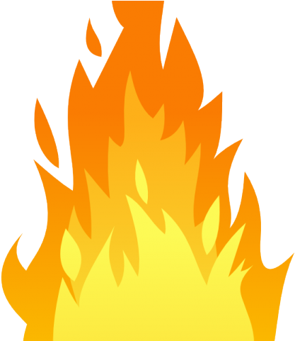 Flames Clipart Fire Trail - Fire Clipart (640x480), Png Download