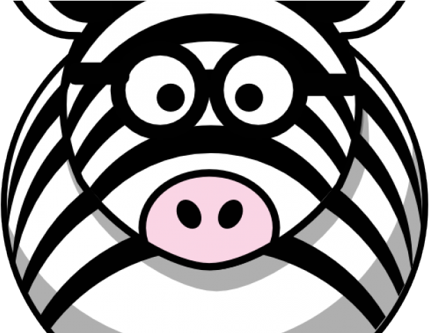 Animated Zebra Cliparts - Cartoon Zebra Shower Curtain (640x480), Png ...