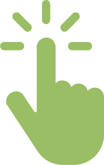 Illustration Of A Finger Clicking On Something (361x571), Png Download