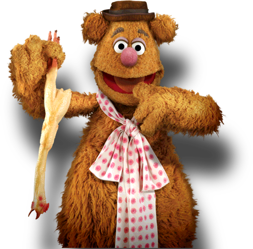 Fozzie Big - Muppets Fozzy Bear Birthday Card (496x488), Png Download