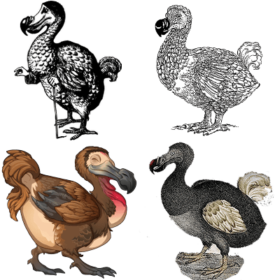 Alice In Wonderland Dodo (400x400), Png Download