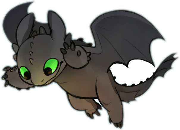 Cute Dragon Toothless Cute Kawaii Chibi Dragon Freetoed - Cute Chibi ...
