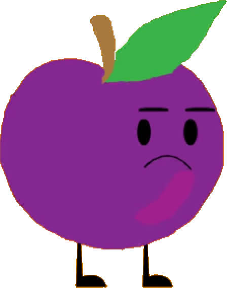 Plum - Bfdi Plum (448x568), Png Download