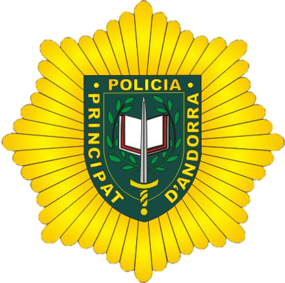 Andorra Police Logo - Police Corps Of Andorra (414x411), Png Download