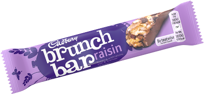 Cadbury Brunch Raisin - Cadbury Brunch Bar Peanut (600x271), Png Download