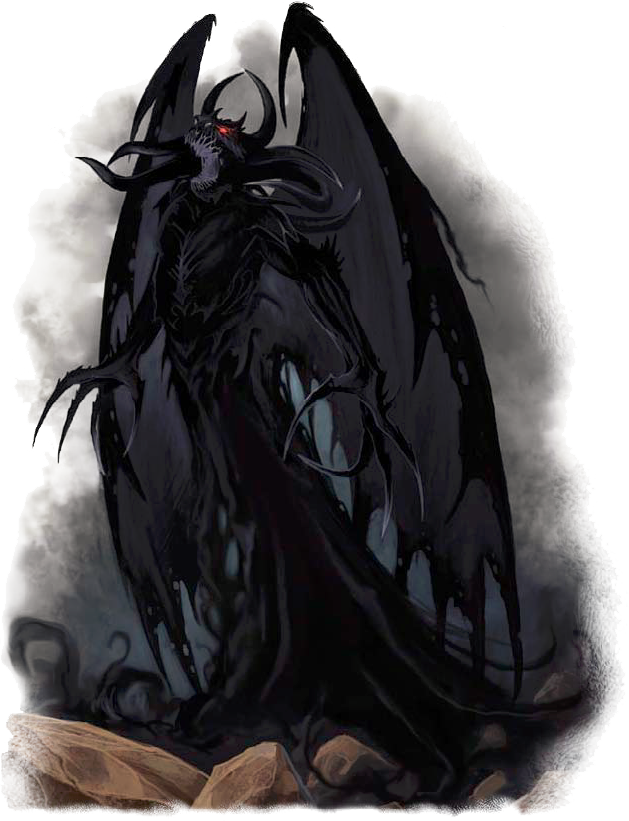 Demon - Invidiak - 01 - Darkness Shadow Demon (629x821), Png Download