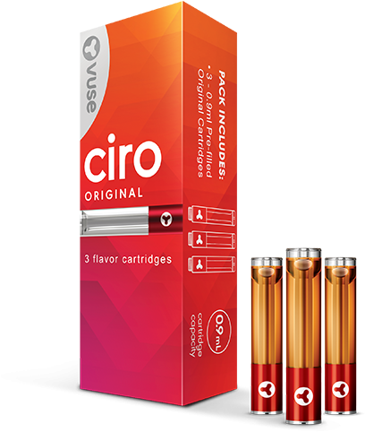 Vuse Ciro Flavor Pack Original [3 Cartridges Per Pack] - Vuse Ciro ...
