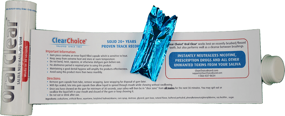 Oral Clear Gum Review - Oral Clear (1136x463), Png Download