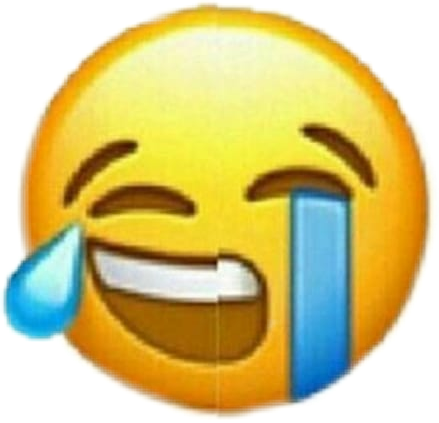 Emoji Smile With Cry (439x423), Png Download