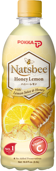 Natsbee Honey Lemon Juice Drink - Natsbee Honey Lemon (450x750), Png ...