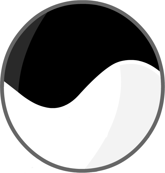 Yin-yang - Bfdi Yin Yang Body (677x711), Png Download