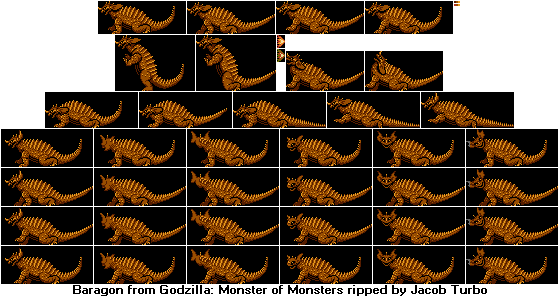 Download Baragon - Godzilla Monster Of Monsters Baragon | Transparent ...