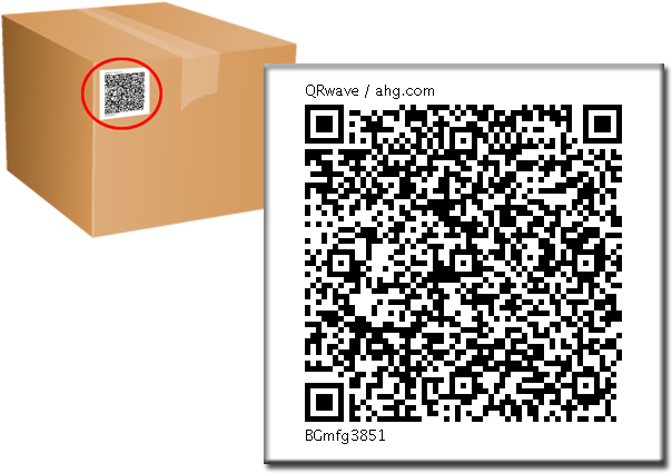 Download Bgmfg3851 Box With Qr Code - Carton | Transparent PNG Download ...