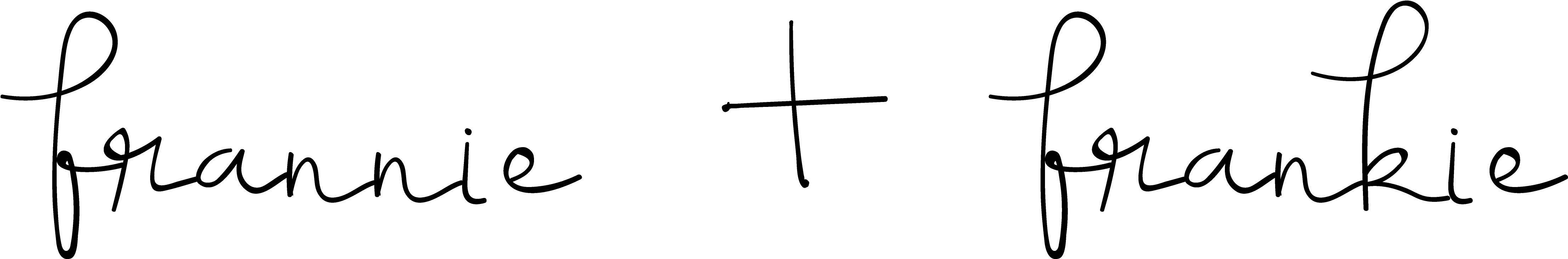 Frannie Frankie Logo - Calligraphy (5120x2880), Png Download